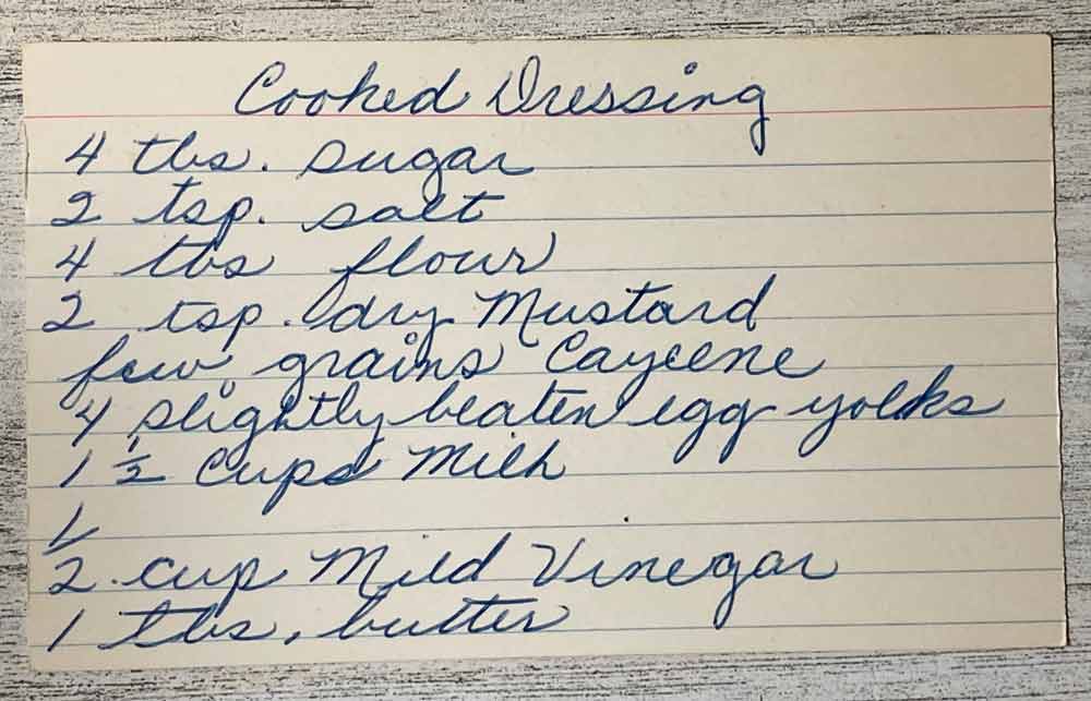 Creamy Cooked Dressing Recipe | Resalvaged