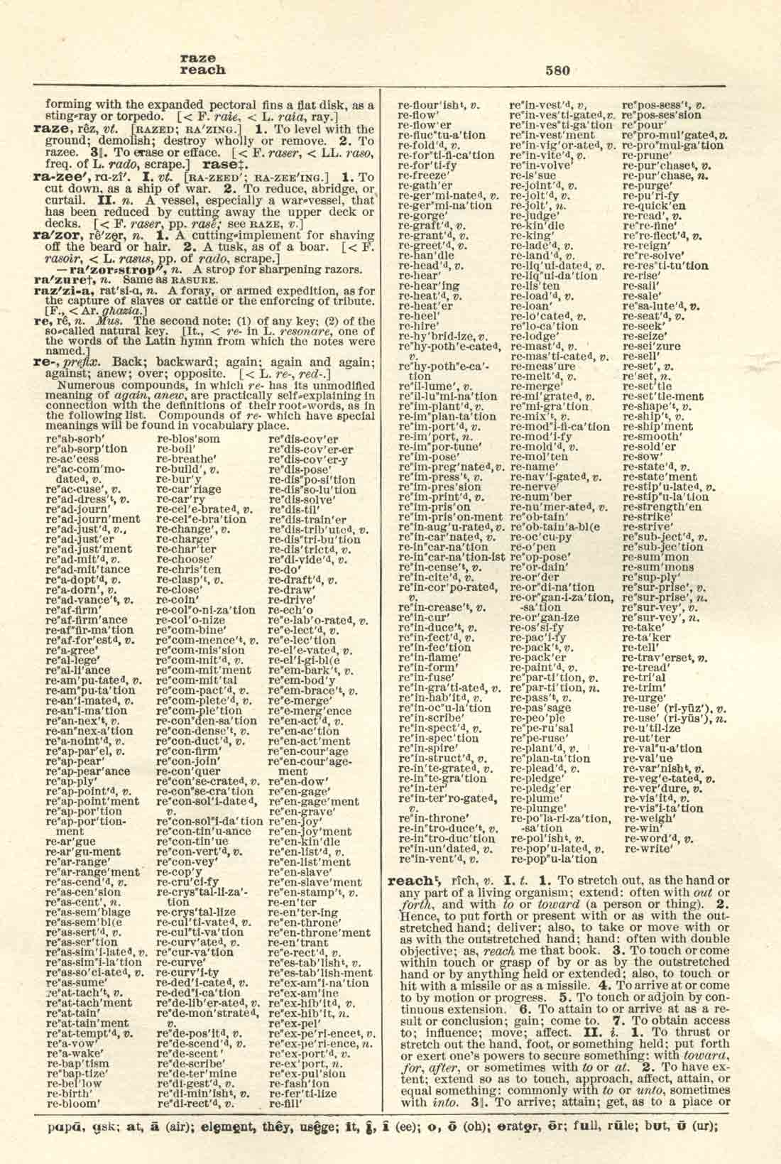 Words That Begin With the Prefix Re- | Resalvaged